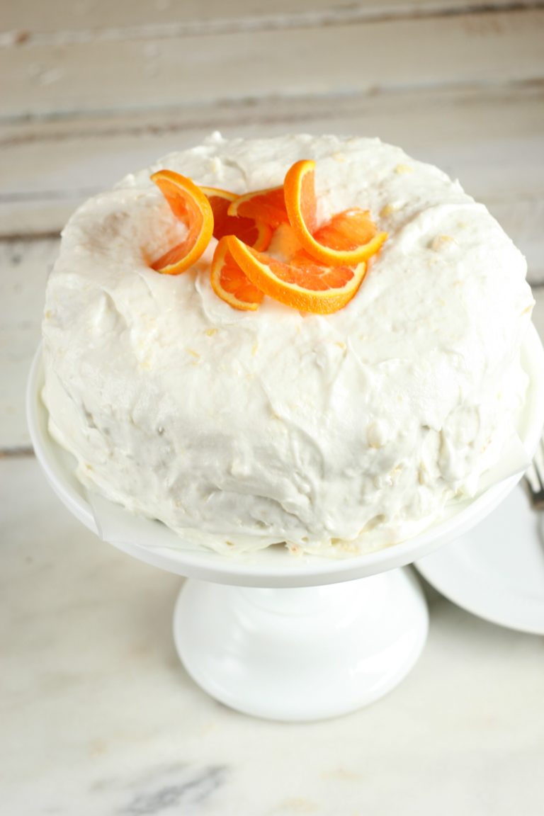 Orange Dreamsicle Cake Recipe - A Farmgirl's Kitchen®