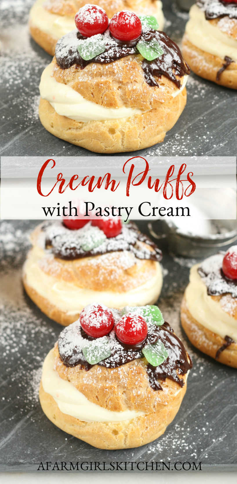 Cream Puffs Recipe (Choux pastry) | A Farmgirl's Kitchen