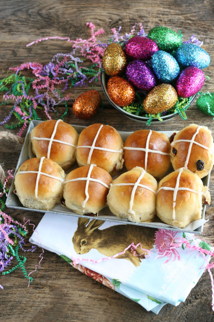 Hot Cross Buns Recipe | A Farmgirl's Kitchen