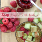 Raspberry Rhubarb Jam Recipe | A Farmgirl's Kitchen