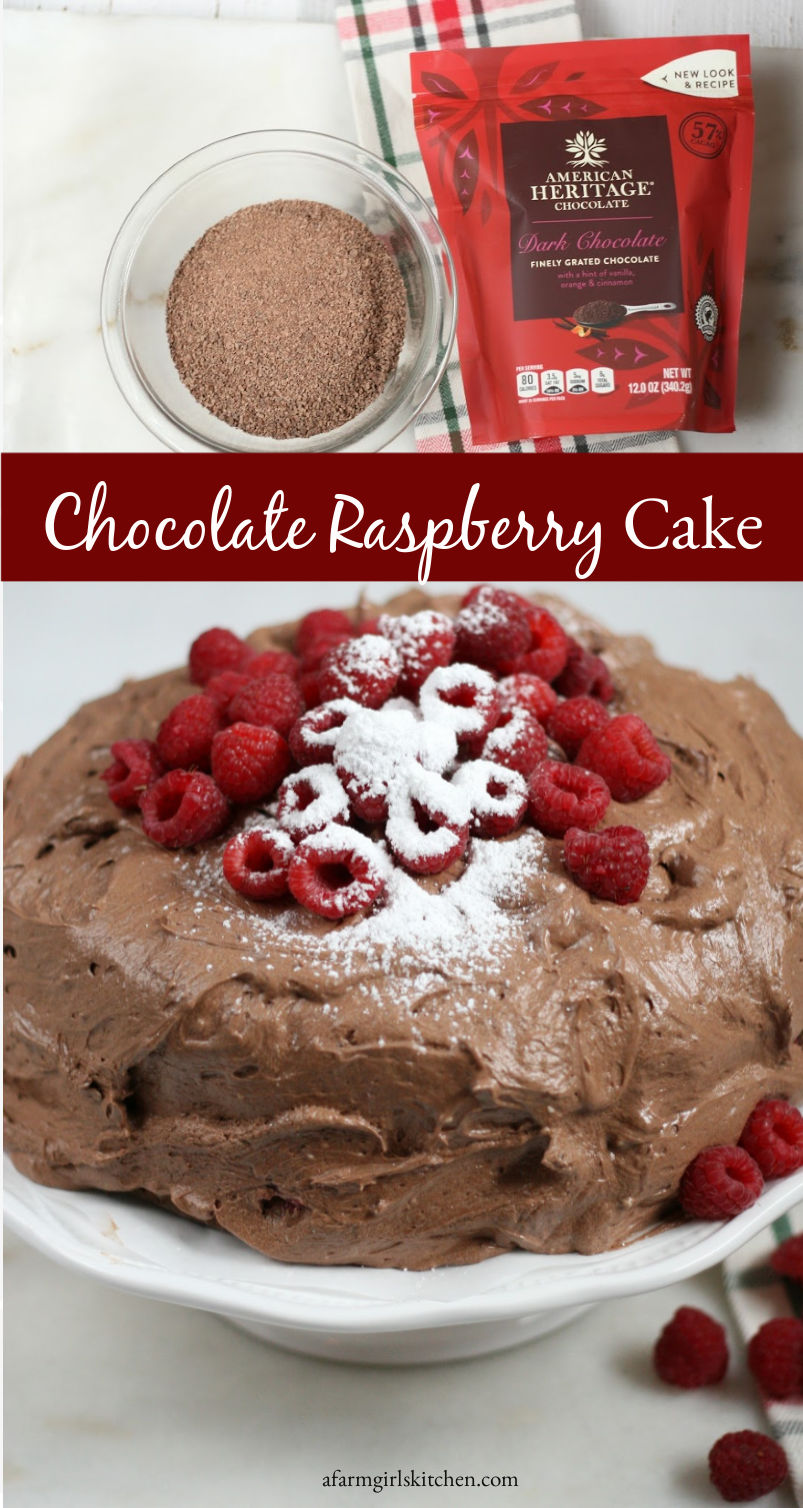 Chocolate Cake Raspberry Filling | A Farmgirl's Kitchen