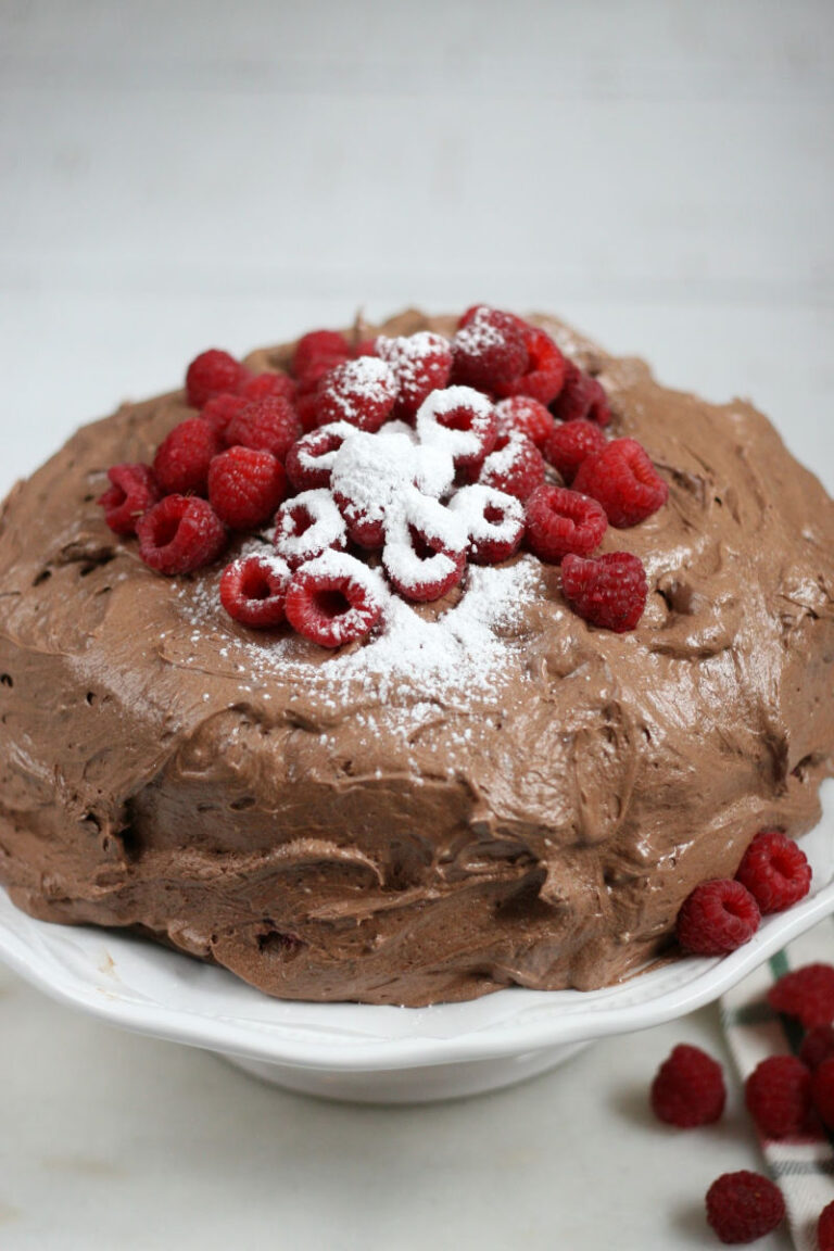 Chocolate Cake Raspberry Filling | A Farmgirl's Kitchen