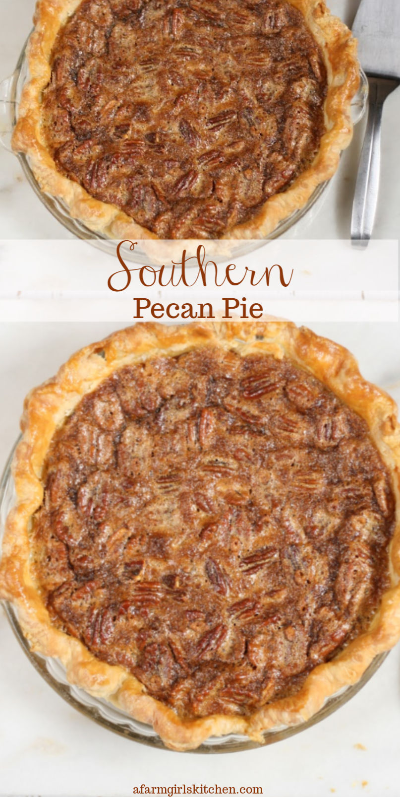 Pecan Pie Recipe (Homemade Pie Crust) | A Farmgirl's Kitchen