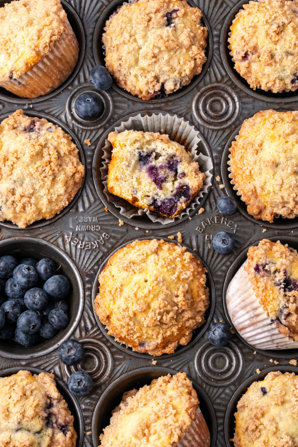 Blueberry Muffins Recipe | A Farmgirl's Kitchen
