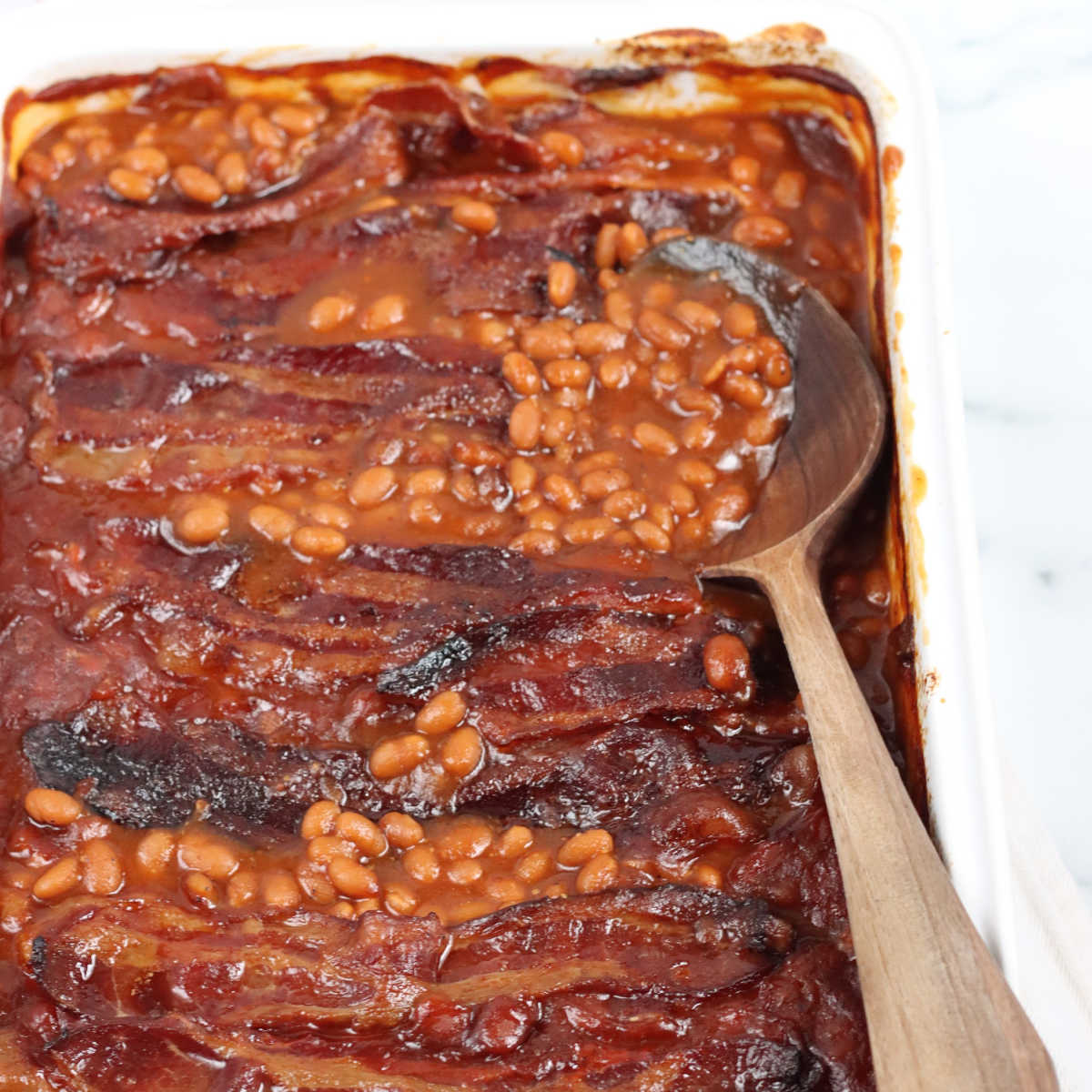 Baked Beans Recipe (summer side dish) | A Farmgirl's Kitchen