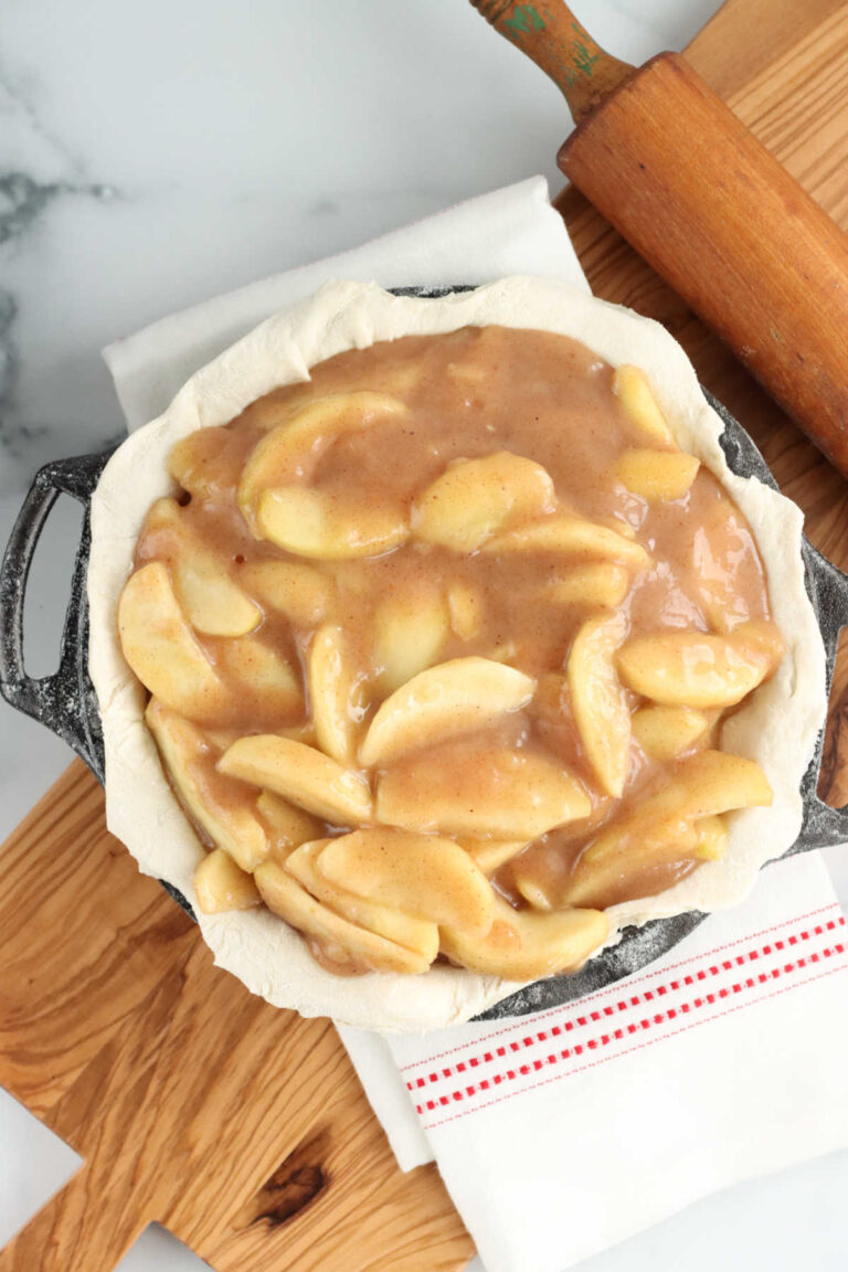 Homemade Caramel Apple Pie Recipe | A Farmgirl's Kitchen