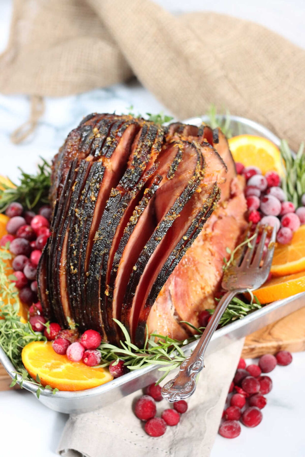 Maple Glazed Ham (Easy Ham Glaze Recipe) | A Farmgirl's Kitchen