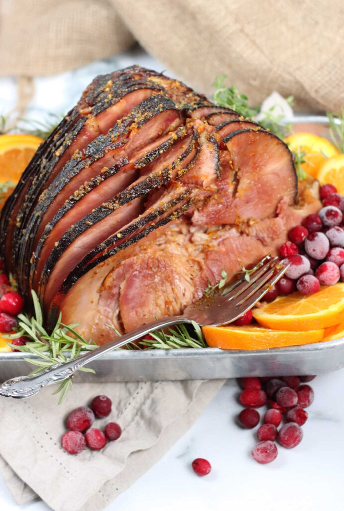 Maple Glazed Ham (Easy Ham Glaze Recipe) | A Farmgirl's Kitchen
