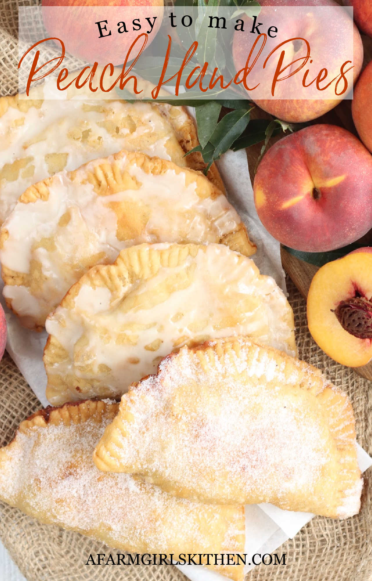 Peach Hand Pies (Peach Pie Filling) | A Farmgirl's Kitchen