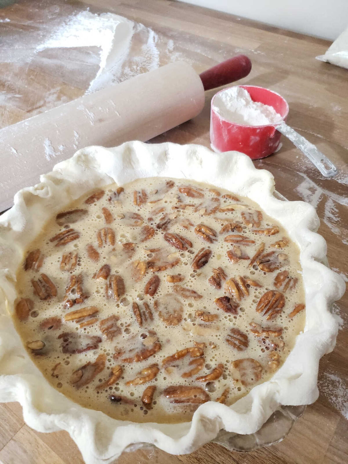 Pecan Pie Recipe (Homemade Pie Crust) | A Farmgirl's Kitchen