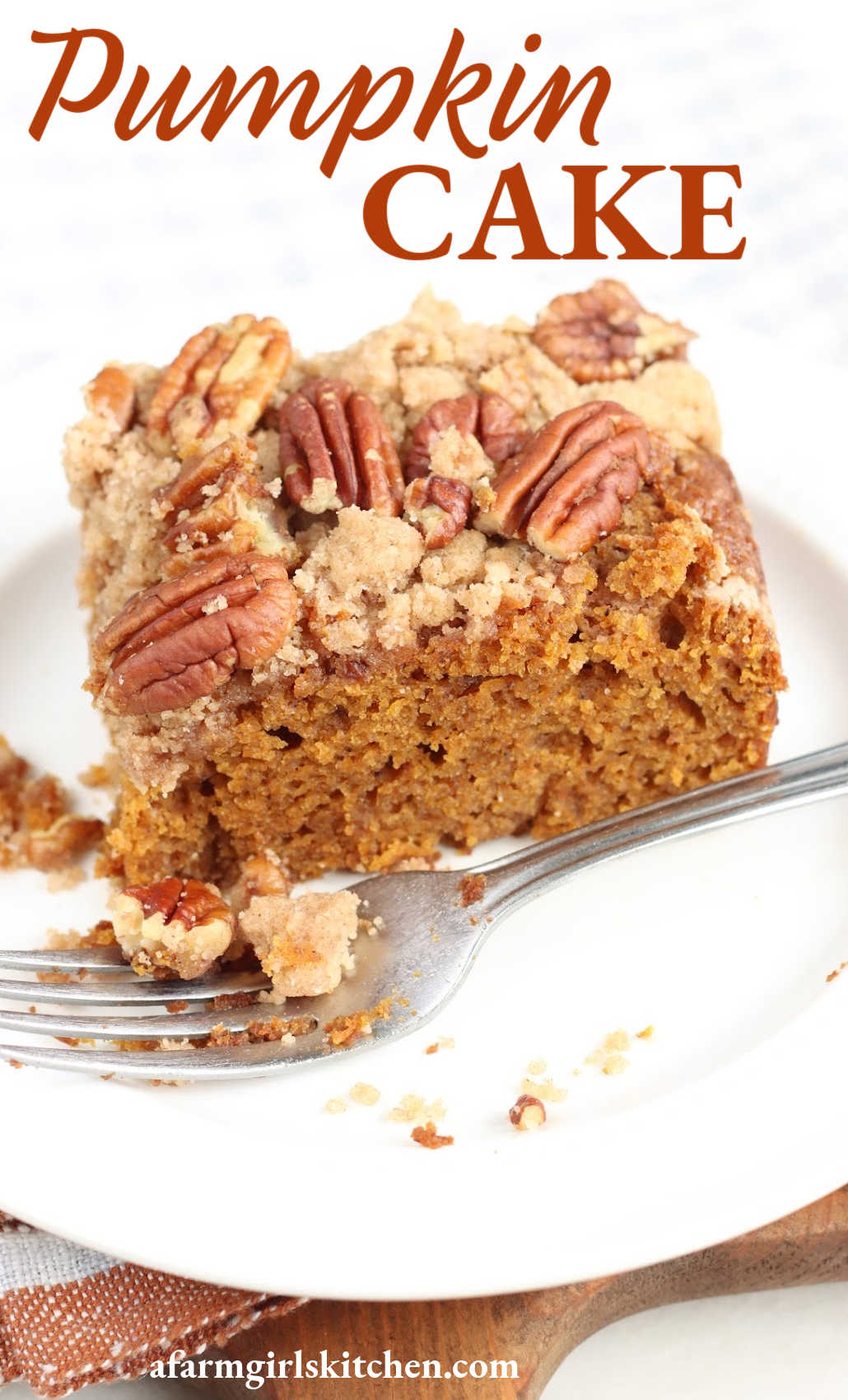 Pumpkin Cake Recipe | A Farmgirl's Kitchen