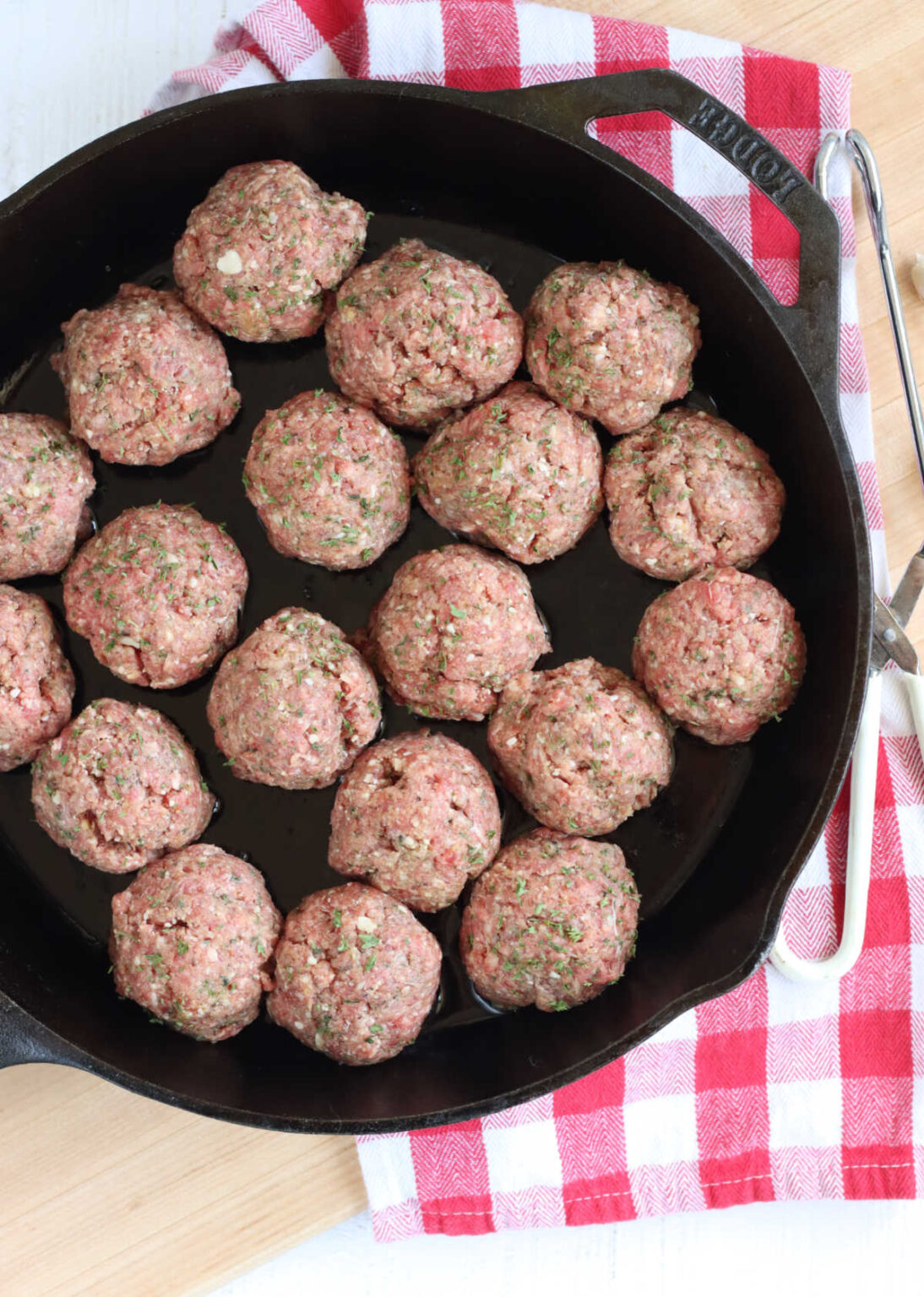 Grandma's Italian Meatball Recipe | A Farmgirl's Kitchen