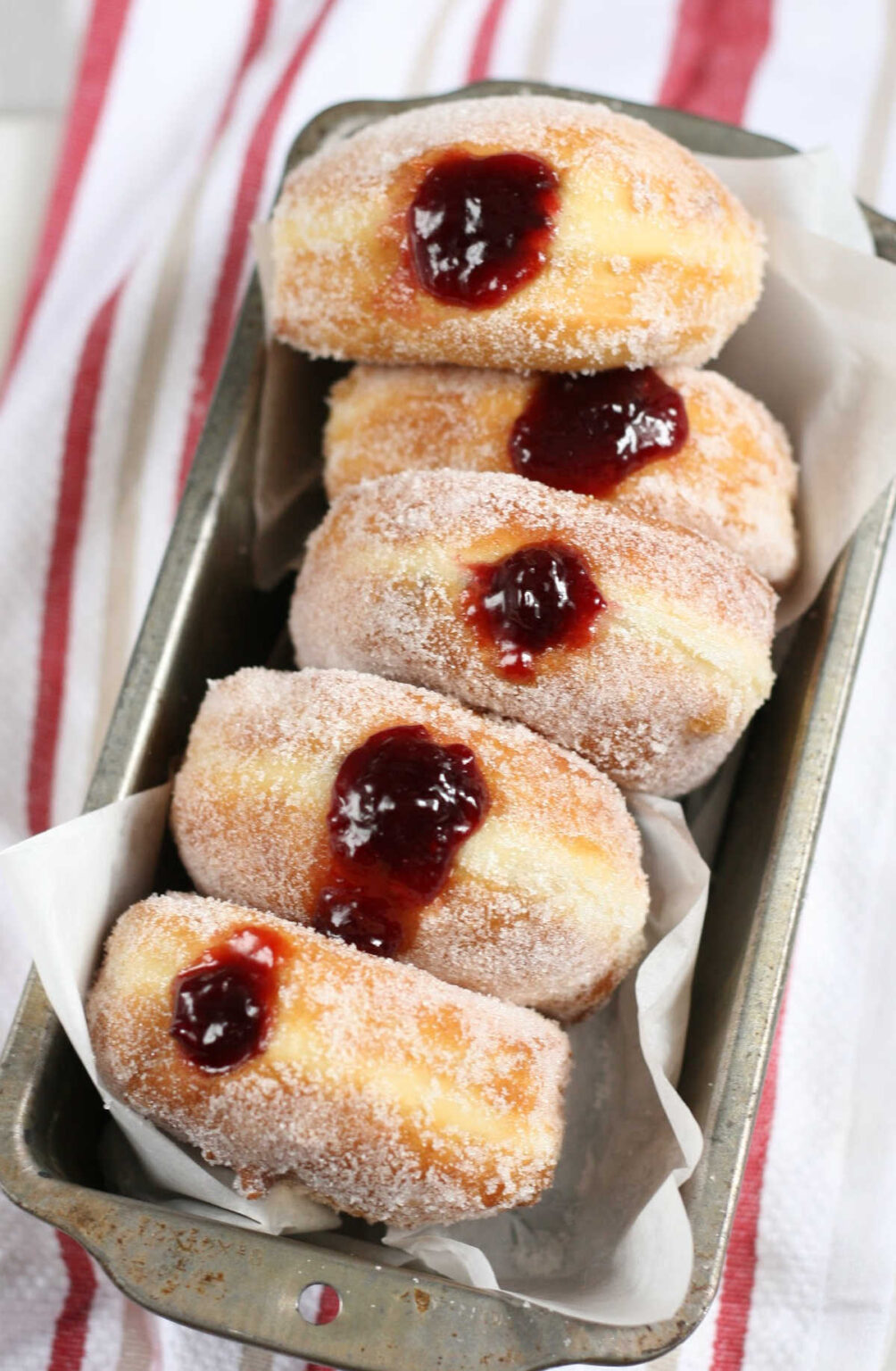 Easy Homemade Jelly Donuts | A Farmgirl's Kitchen