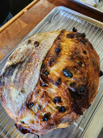 Cinnamon Raisin Sourdough Bread | A Farmgirl's Kitchen