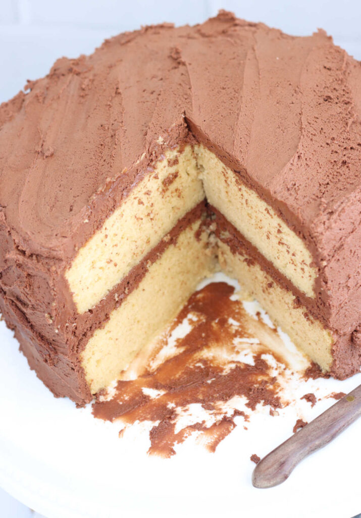 Moist Yellow Cake Recipe - A Farmgirl's Kitchen®