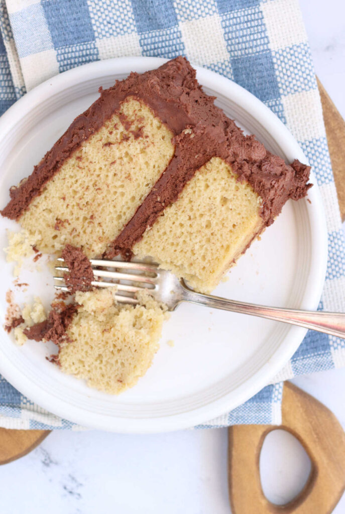 Moist Yellow Cake Recipe - A Farmgirl's Kitchen®
