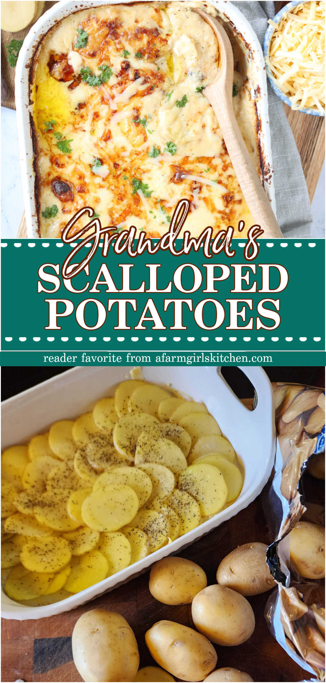 Easy Scalloped Potatoes Recipe - A Farmgirl's Kitchen®
