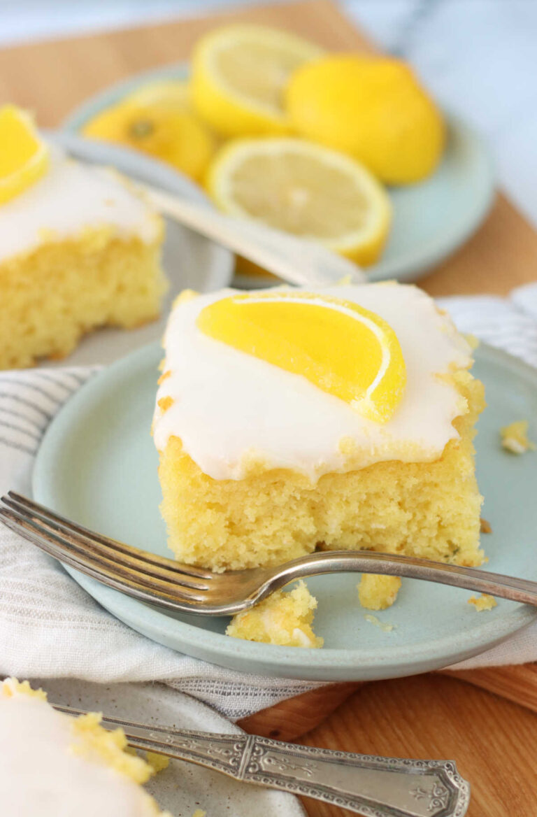 Lemon Jell-O Cake - A Farmgirl's Kitchen®